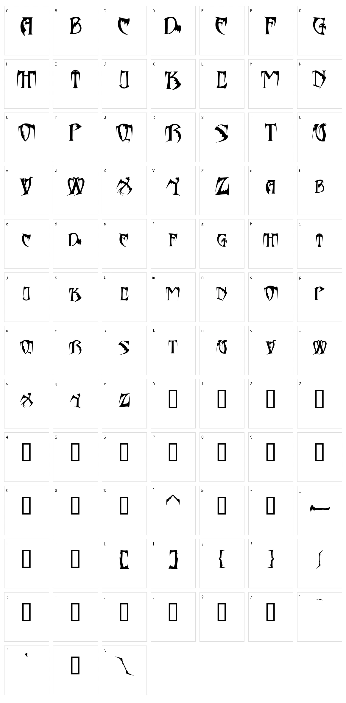 Bats & Dragons - Abaddon Font | Free Download – UrbanFont...