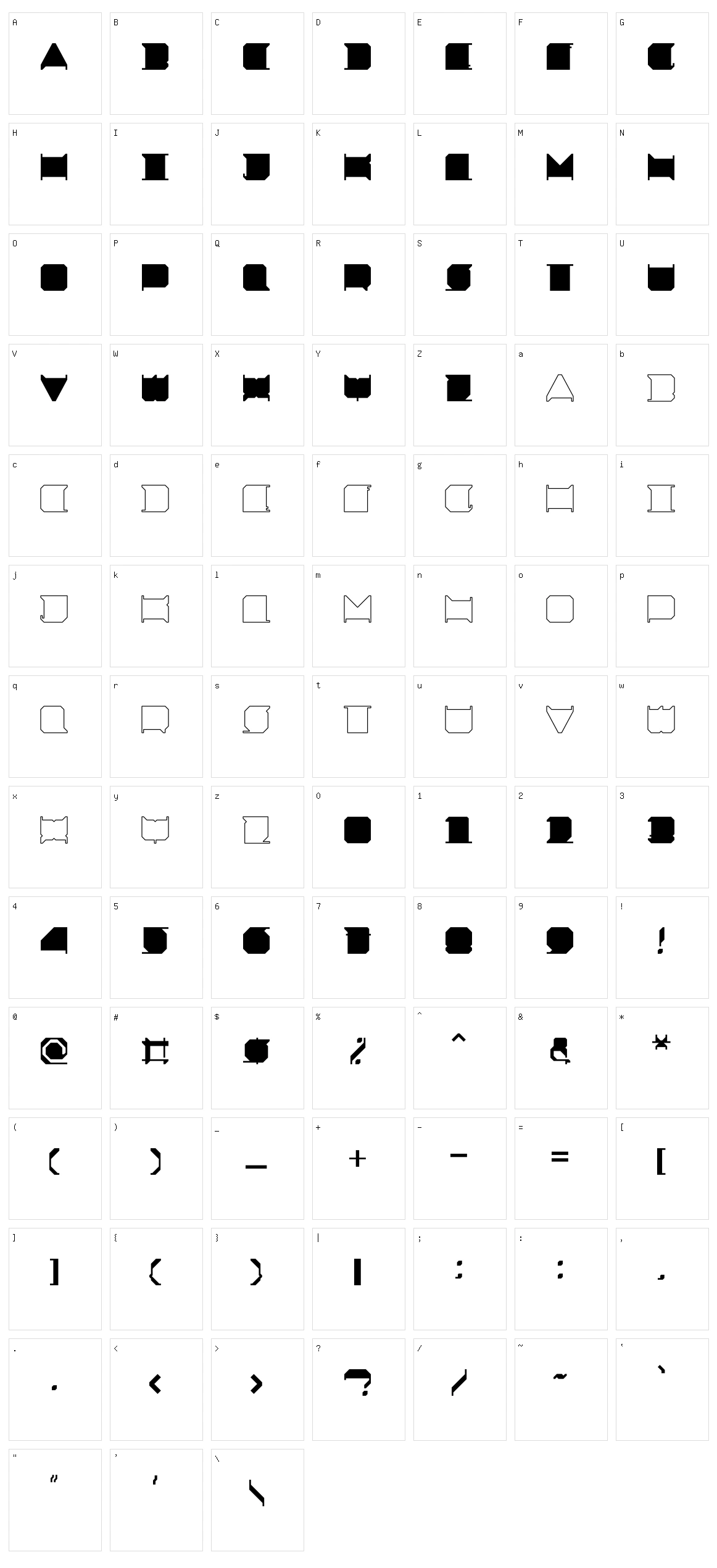 Minimal X Font | Free Download – UrbanFonts