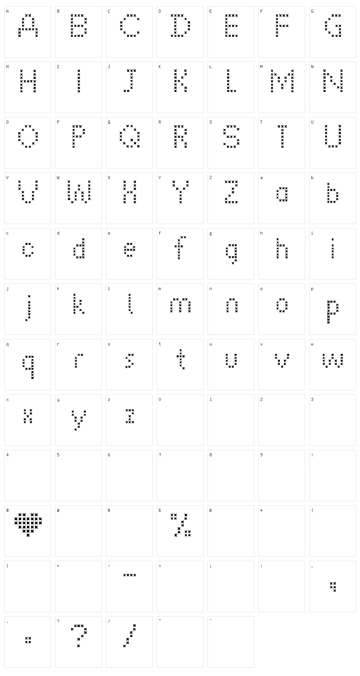 Cross Stitch Font | Free Download – UrbanFonts