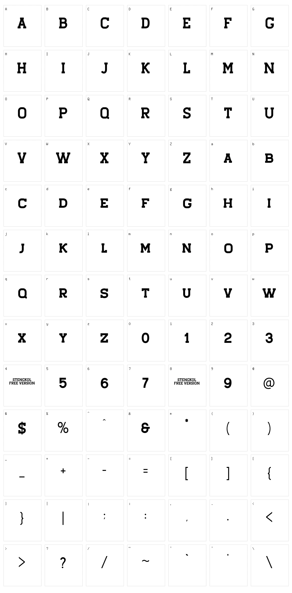 Stengkol Font | Free Download – UrbanFonts